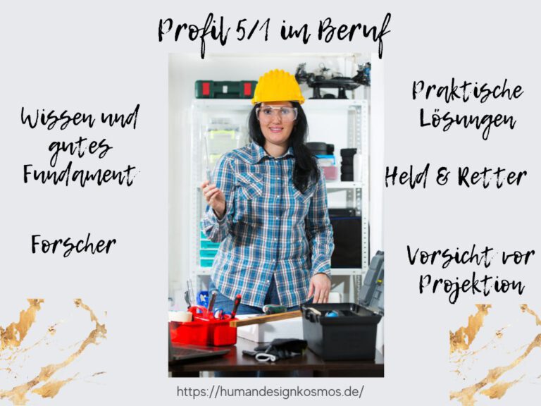 Human Design 5/1 Profil - Was hat es damit auf sich? 🪂